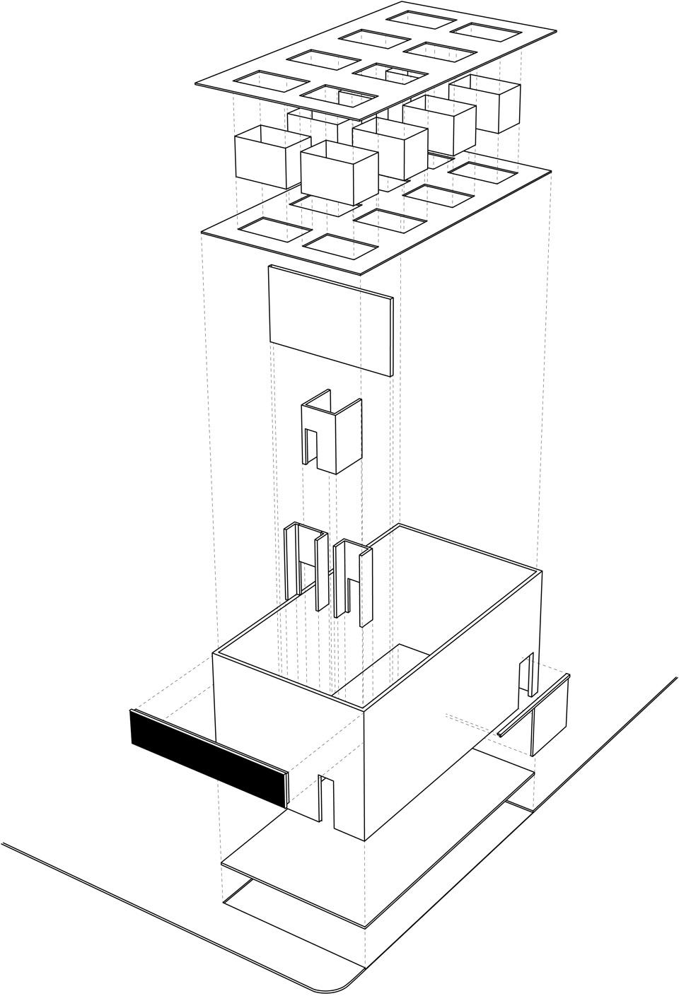 Esploso Assonometria Edificio Assonometrico Livelli Rhino Ctrl Esempio ...